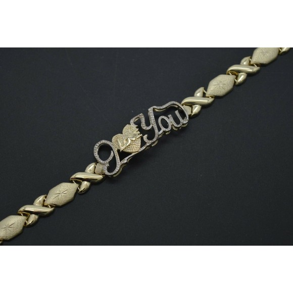 BH Jewelry | Jewelry | Real K Yellow Gold Hugs Kisses Xo I Love You ...
